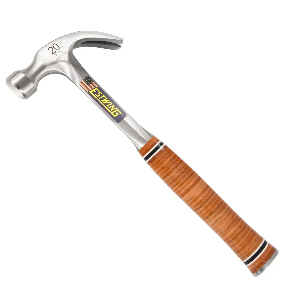 Estwing 20oz Curved Claw Nail Hammer with Leather Grip E20C | My Website