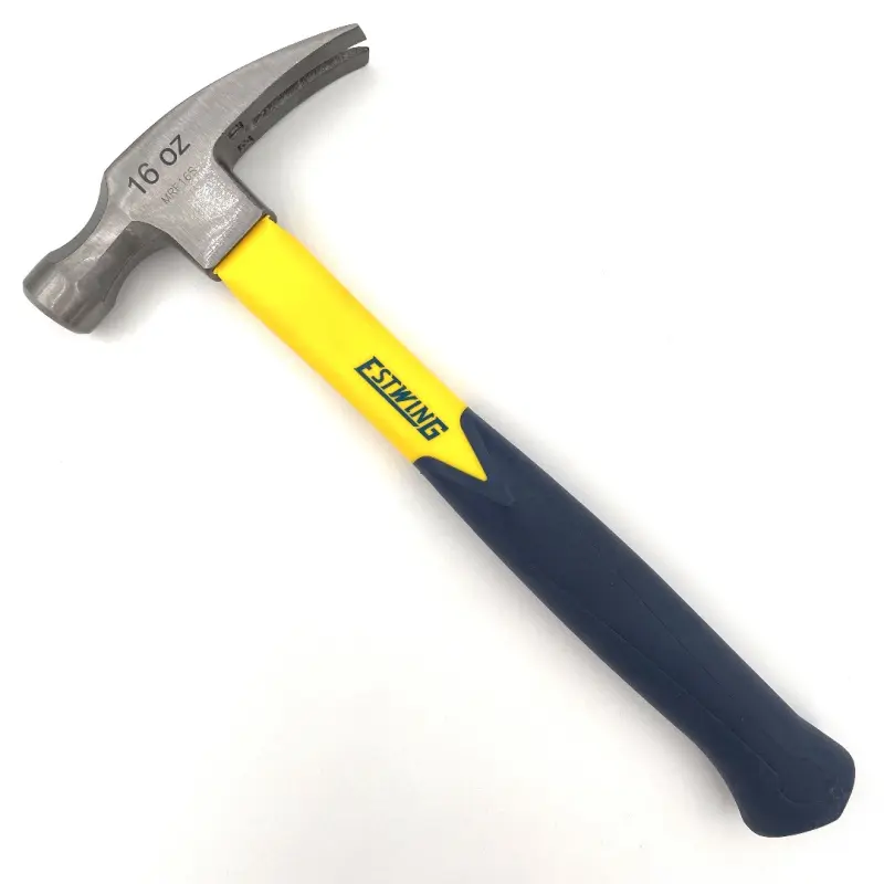Estwing 16oz Fibreglass Shaft Sure Strike Straight Claw Nail Hammer ...